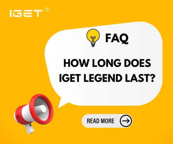 IGET Legend Vape | Provides 4000 Puffs and 20+ Flavours In Stock
