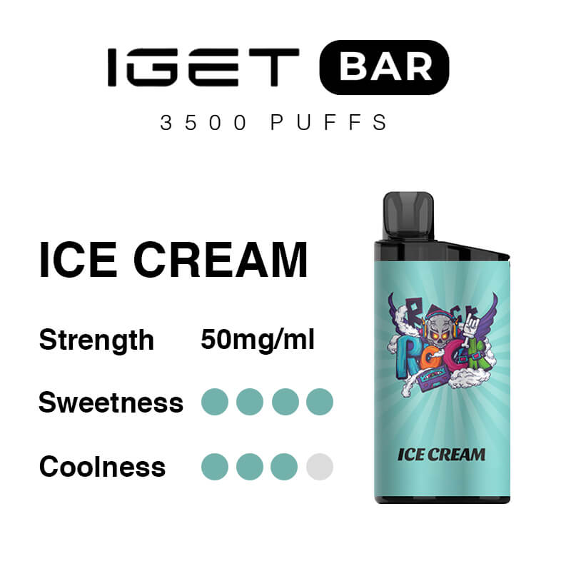 Ice Cream IGET Bar 3500 Puffs - One Of The Best Flavours Ice Cream IGET Bar 3500 Puffs - One Of The Best Flavours